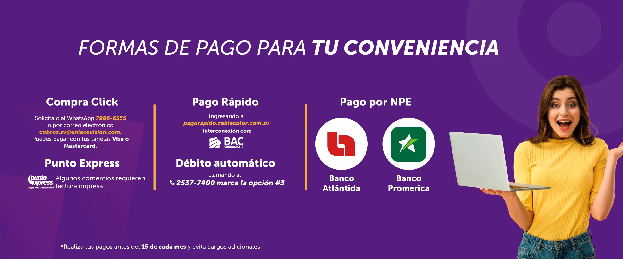 Cable Color El Salvador