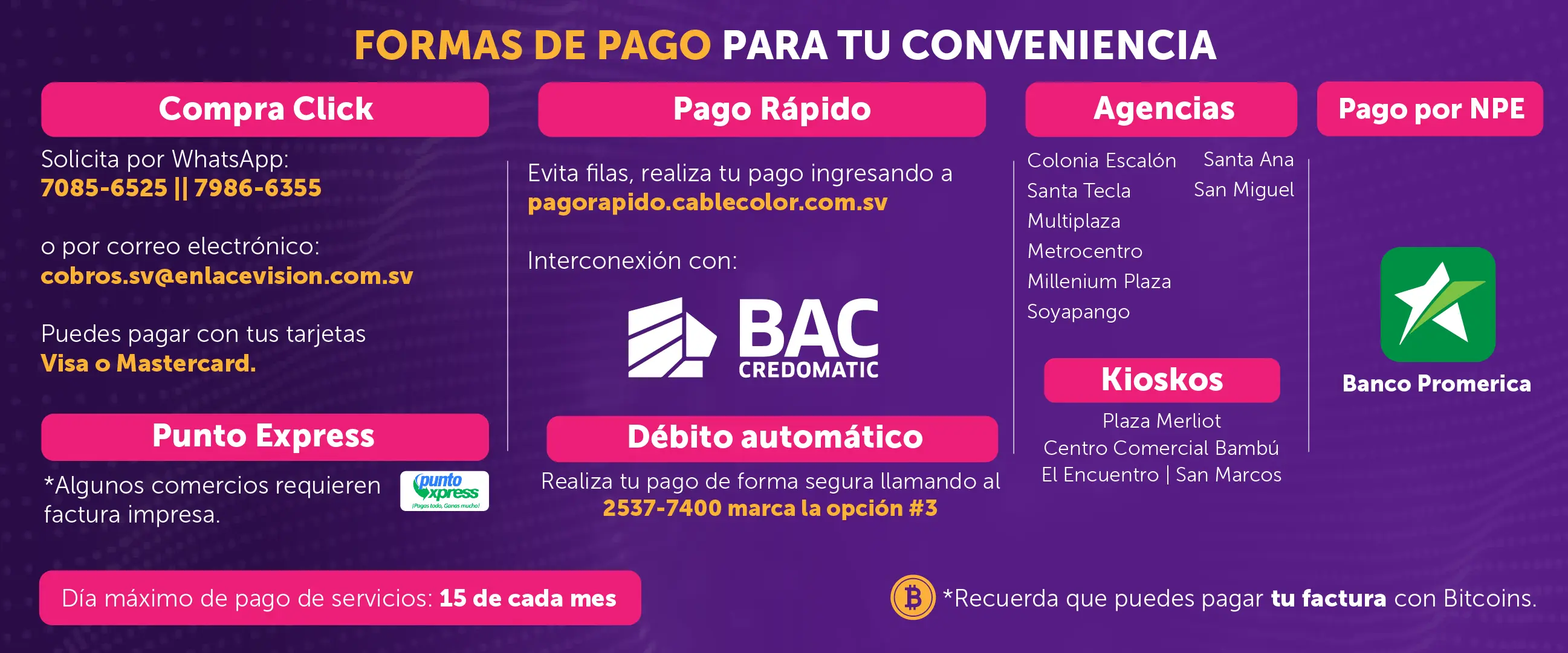 Cable Color El Salvador